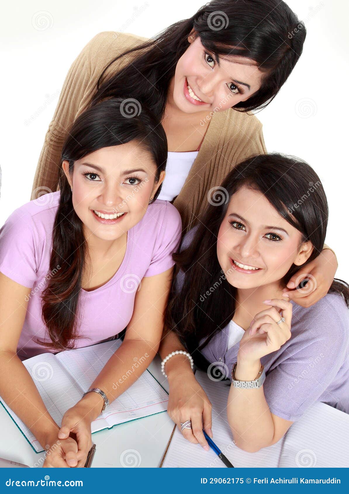 Group of Student Studying Together Stock Image - Image of education ...