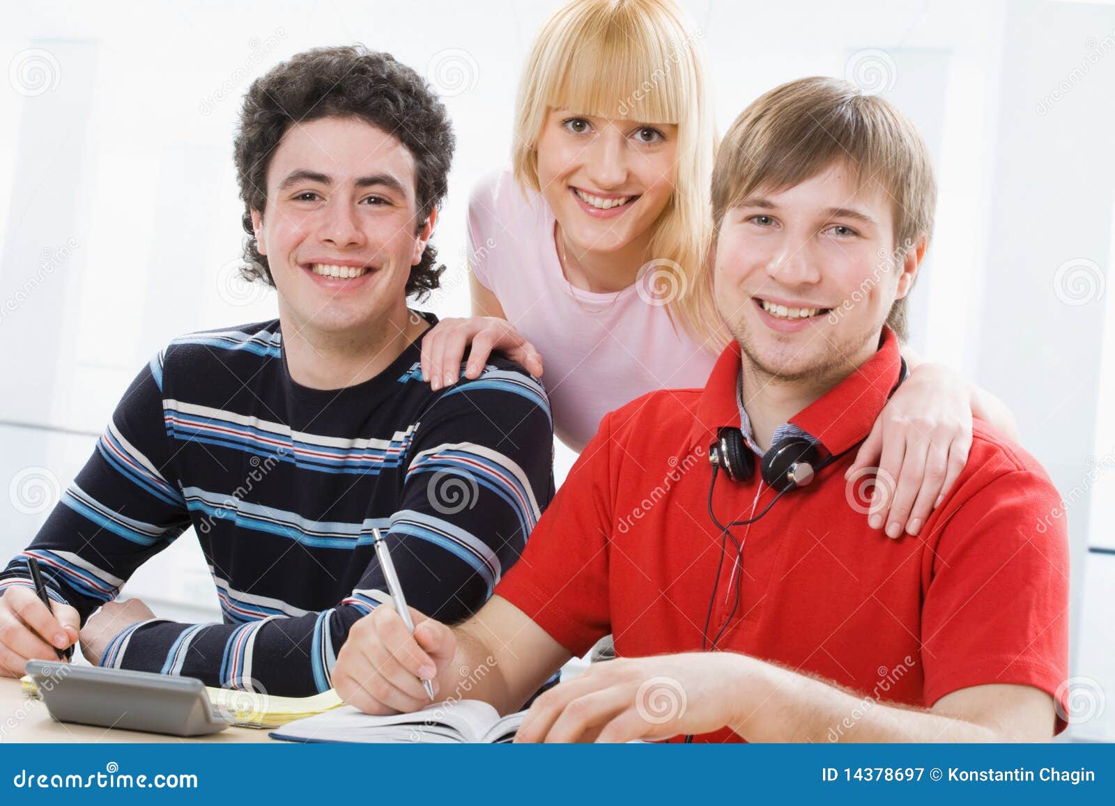 Group of students stock image. Image of guys, friendship - 14378697