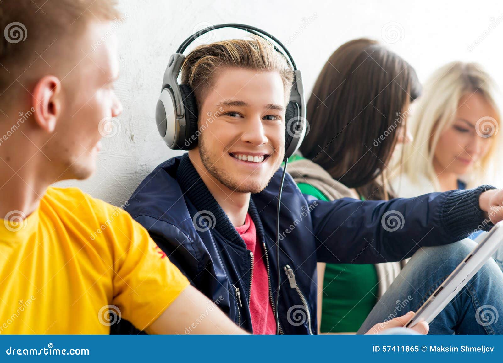 Group of Students on a Break Stock Image - Image of classmate ...