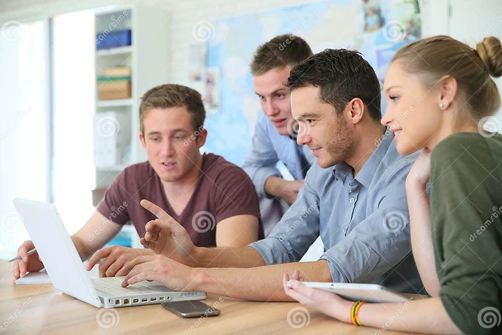 Group of Students during Business Training Stock Photo - Image of ...