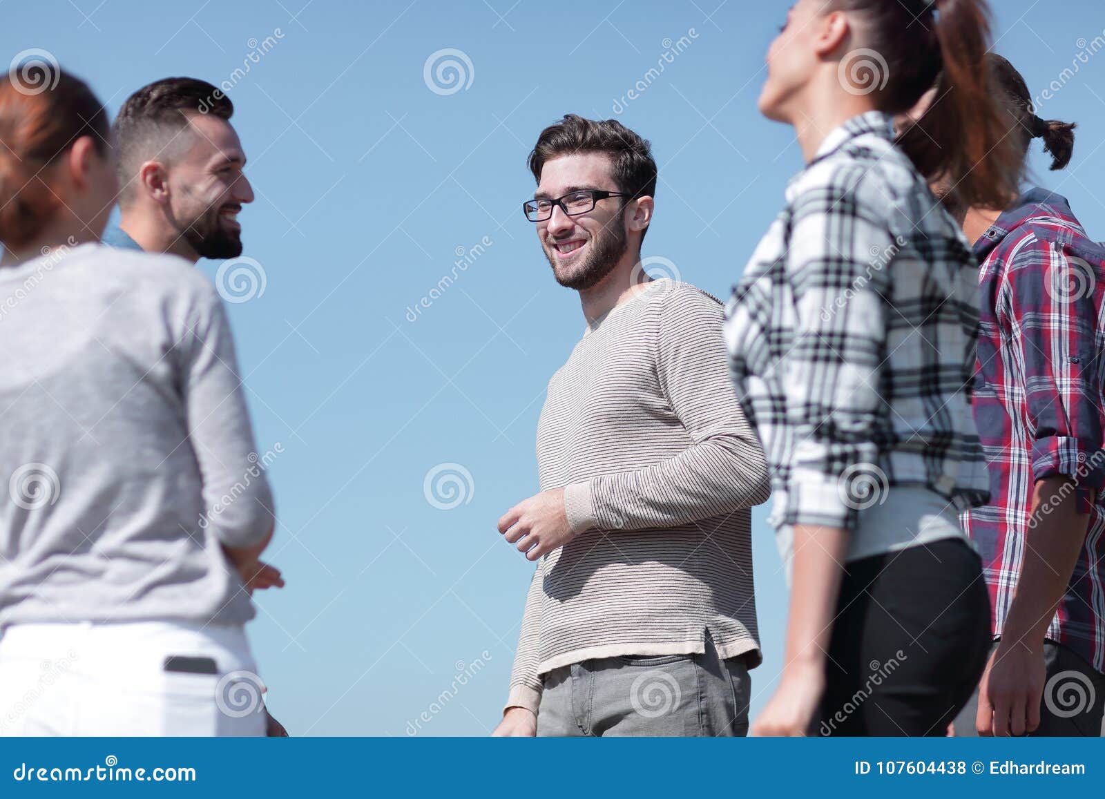 Group of Students Discussing Their Problems. Stock Photo - Image of ...