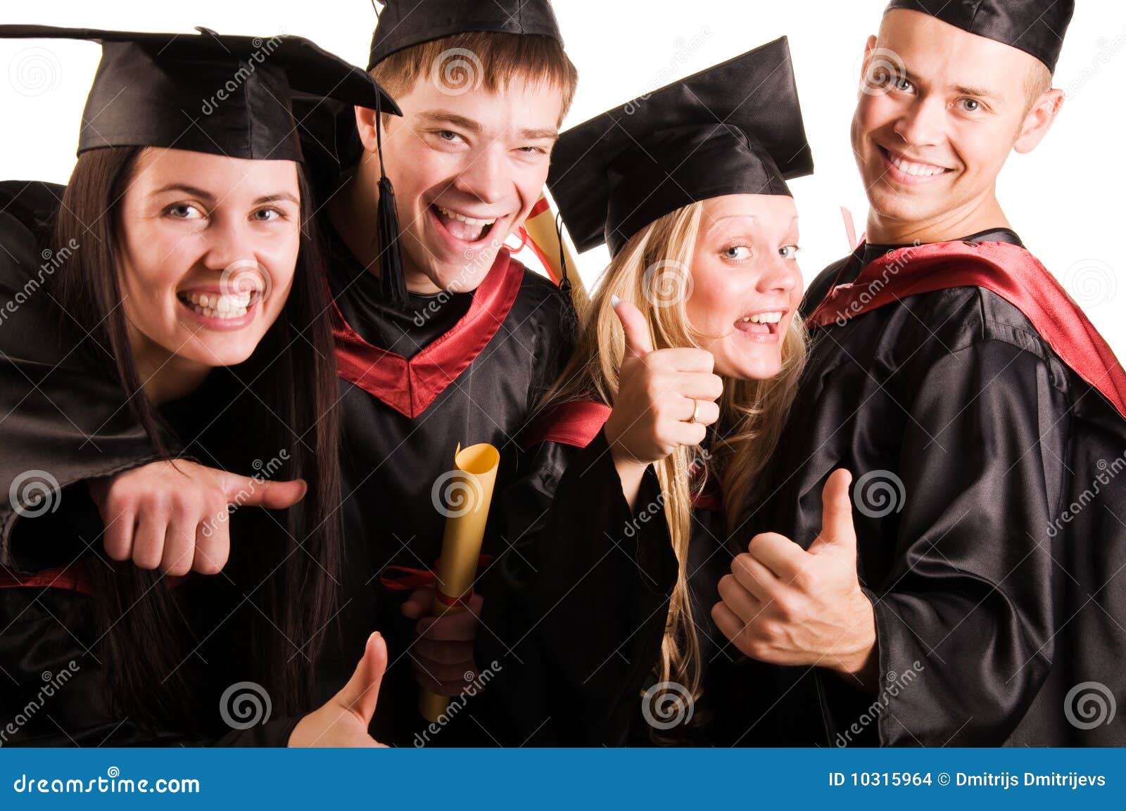 Group of Students (focus on the Blond Girl) Stock Photo - Image of ...