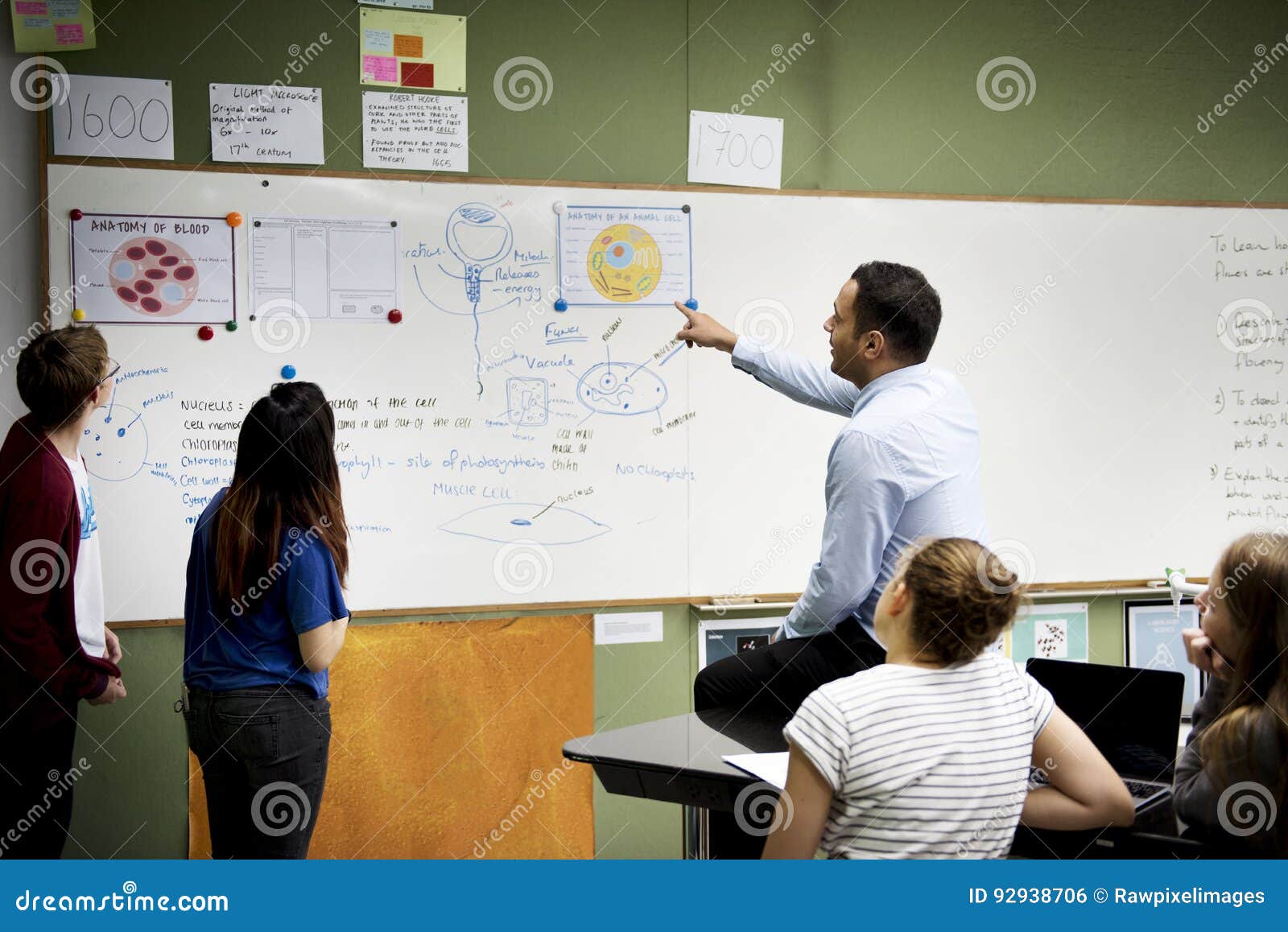 Group of Students Learning in Classroom Stock Photo - Image of subject ...