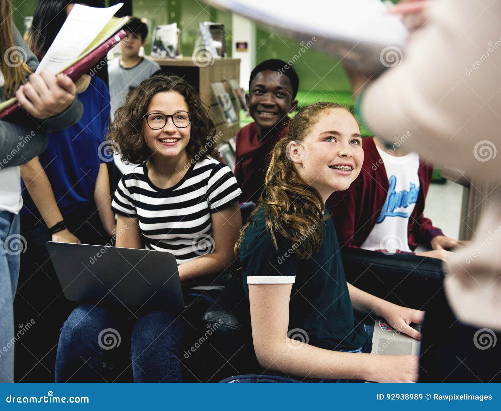 Group of Students Learning in Classroom Stock Image - Image of wisdom ...