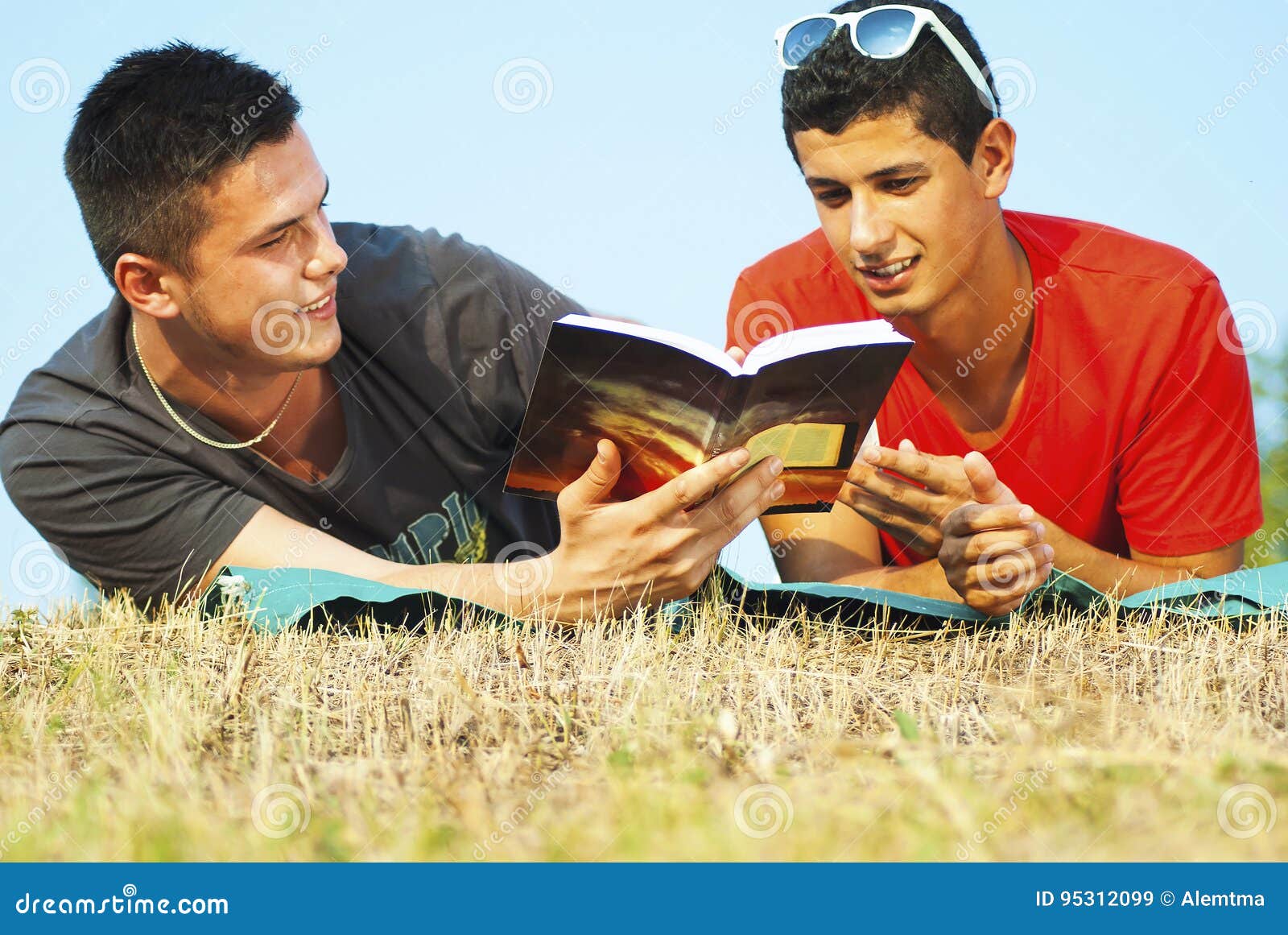 Group of Students Learning Outdoor Stock Image - Image of casual ...