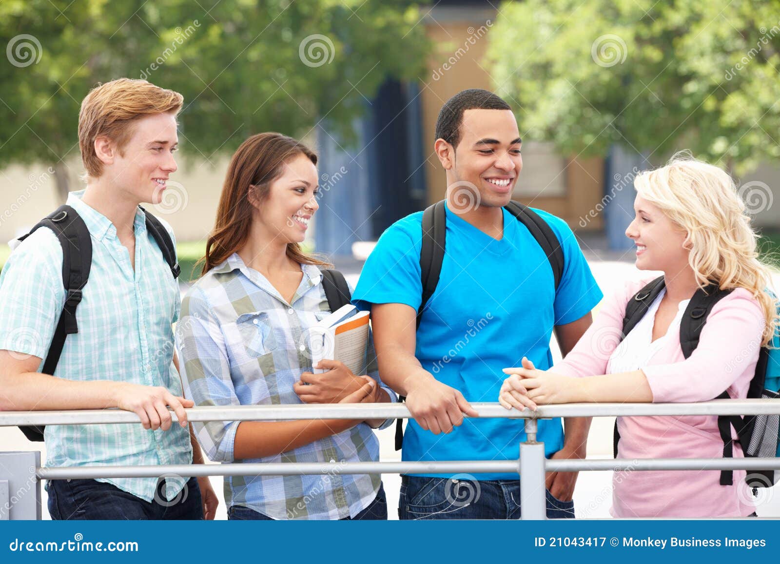 Group of students outside stock image. Image of people - 21043417