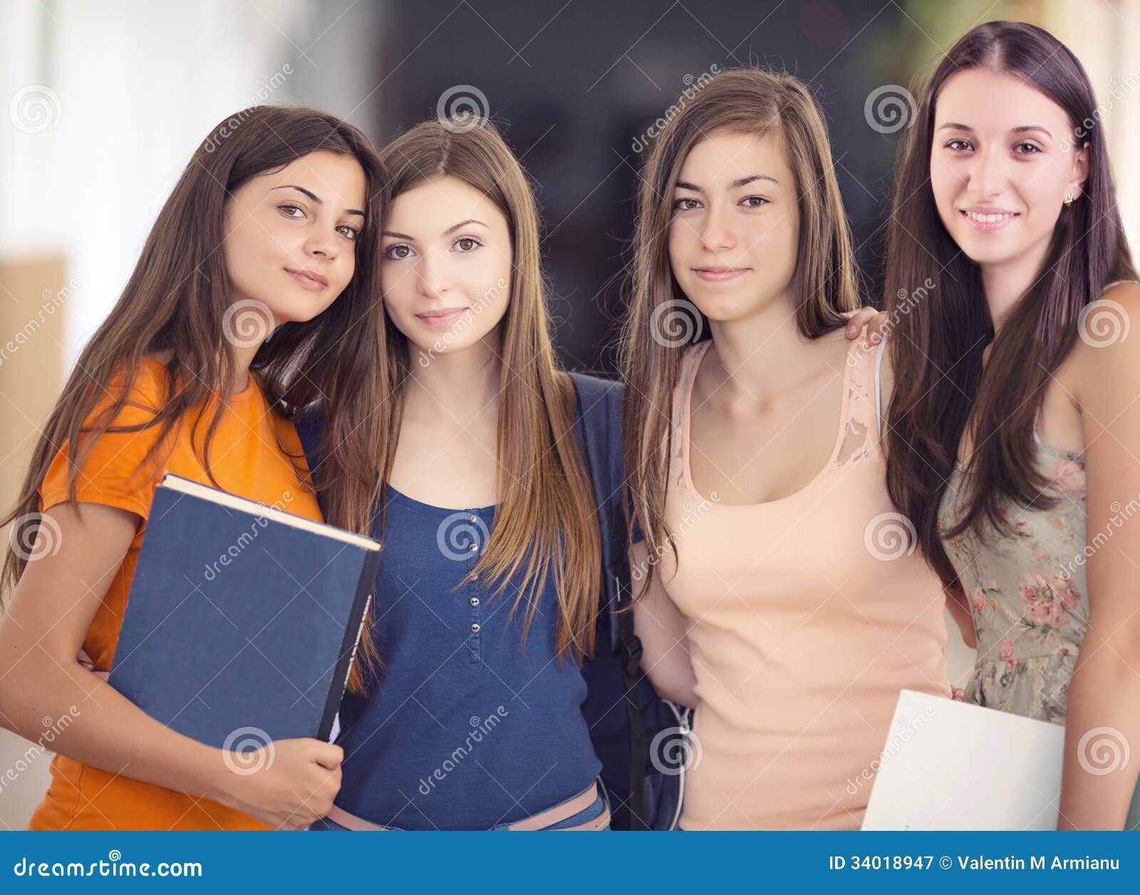 Group of students stock image. Image of academic, girls - 34018947