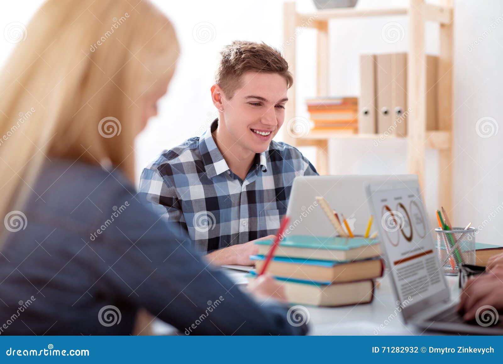 Group of Students Studying in the Class Stock Photo - Image of ...