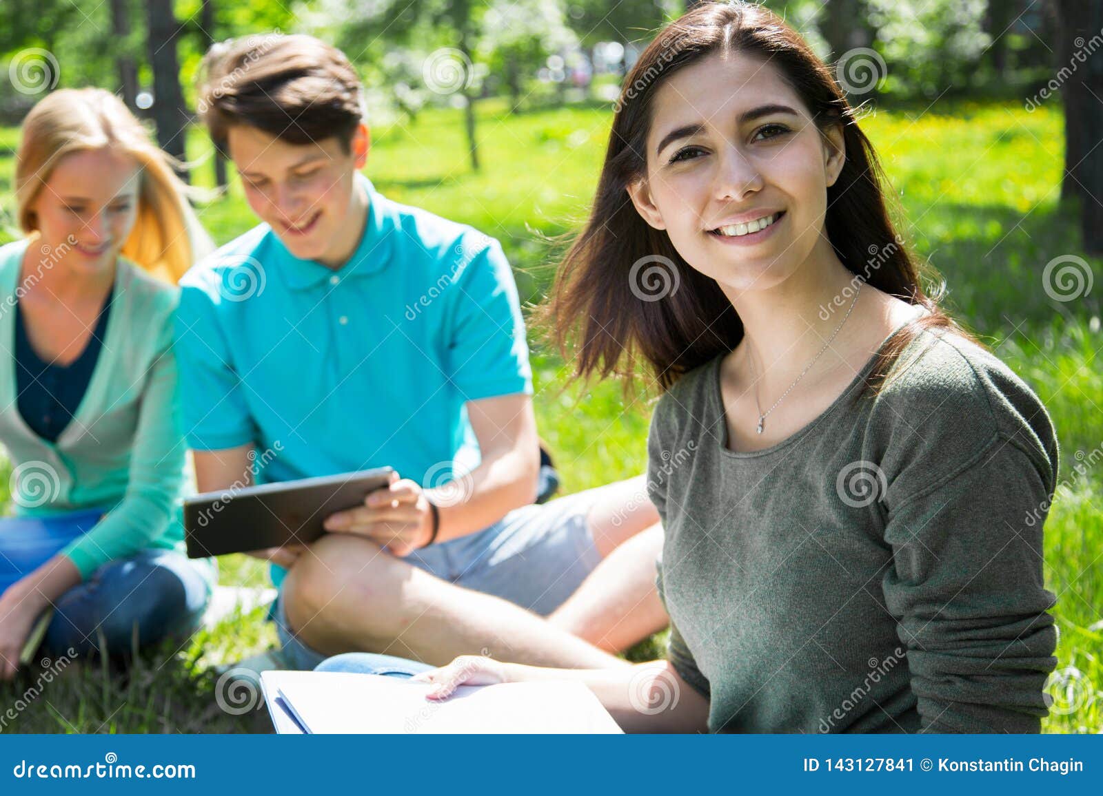 Group of Students Studying Together Stock Image - Image of girl ...