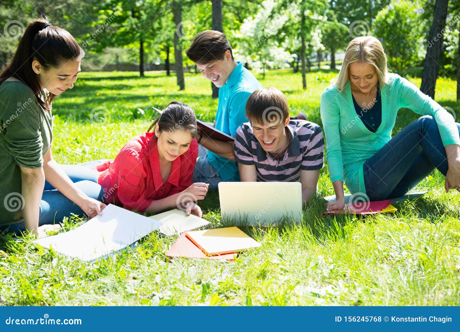 Group of Students Studying Together Stock Photo - Image of adult ...