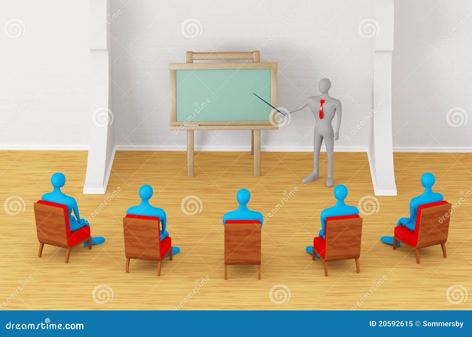 Group of Students and Teacher in the Classroom Stock Illustration ...