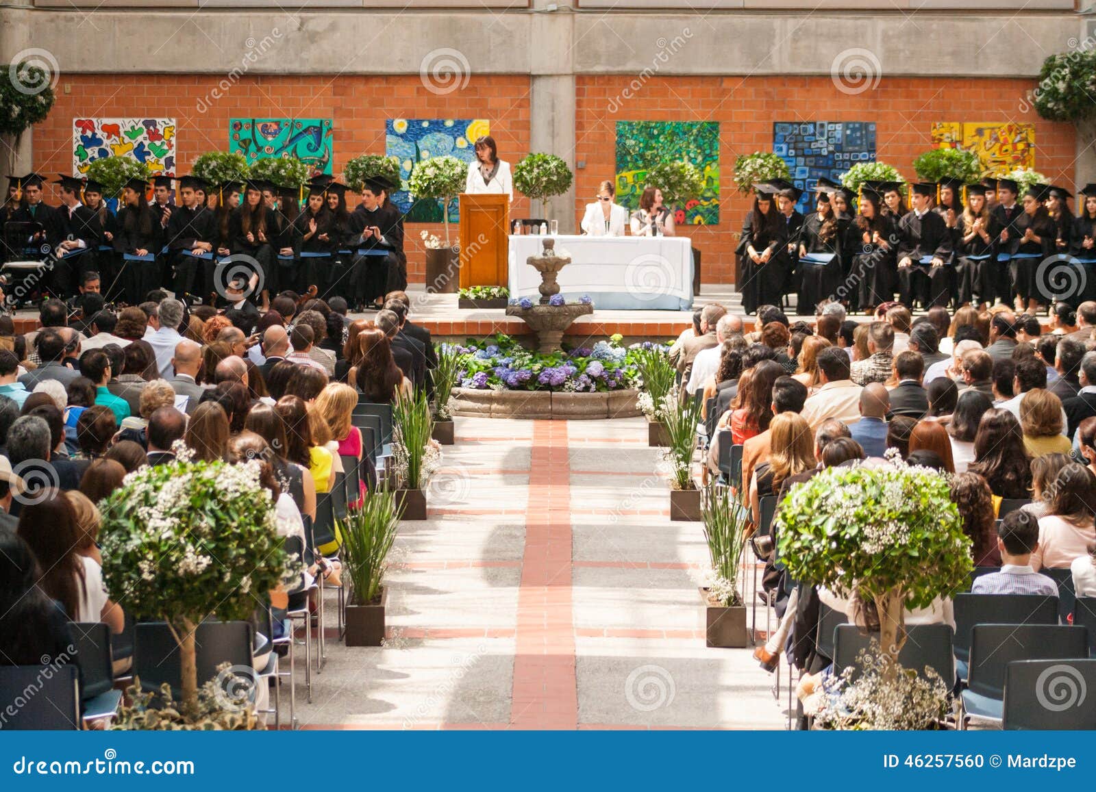 Group of Students in Their Graduation Ceremony Editorial Image - Image ...