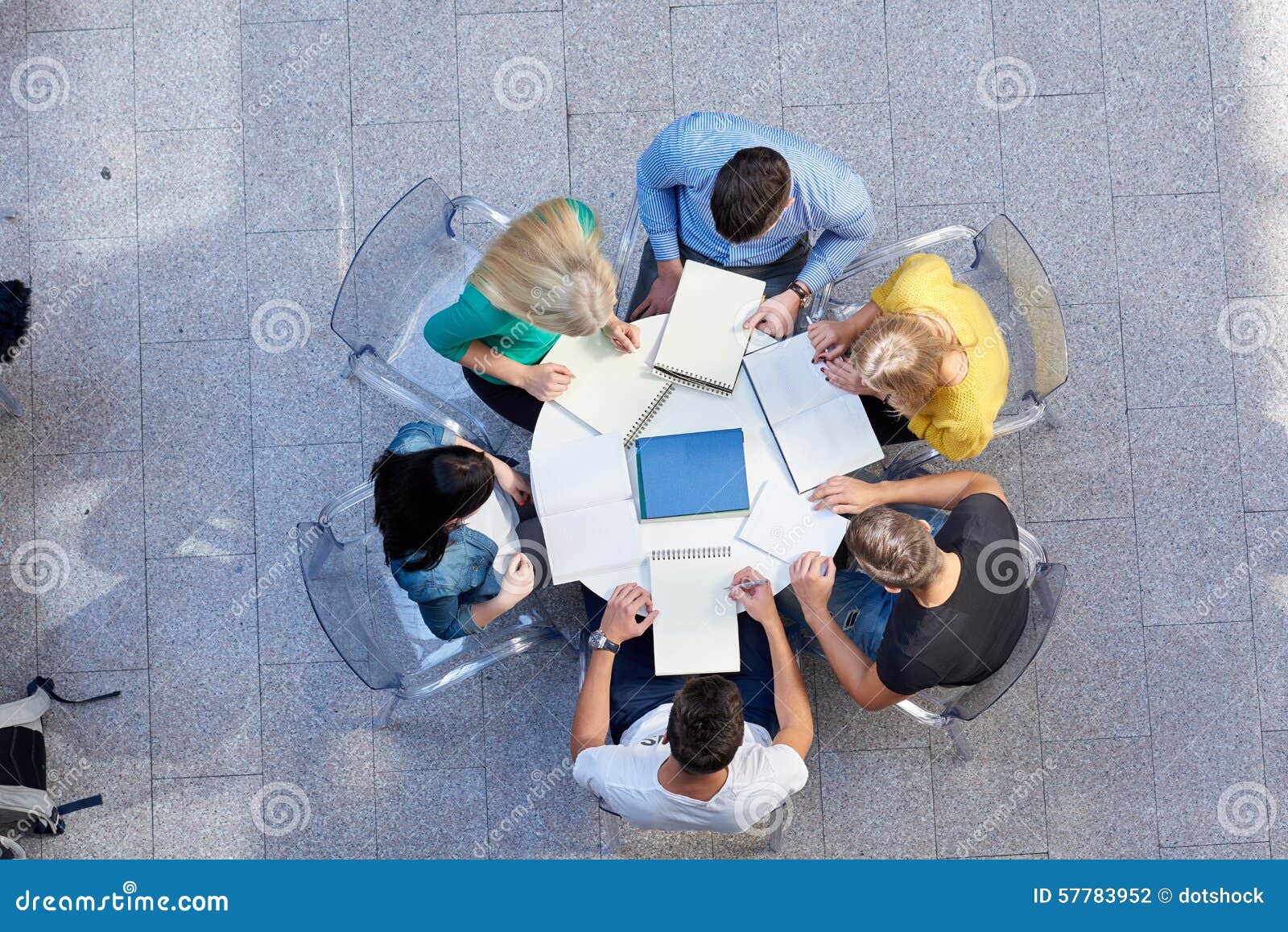 Group of students top view stock photo. Image of students - 57783952