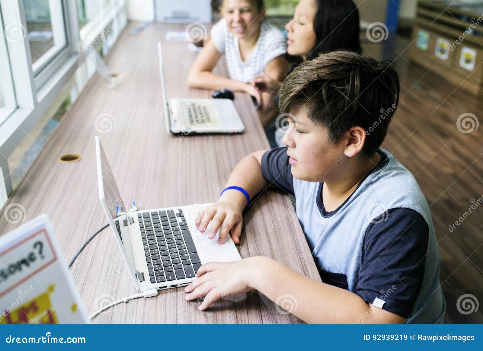 Group of Students Using Laptop Stock Image - Image of academic, wisdom ...