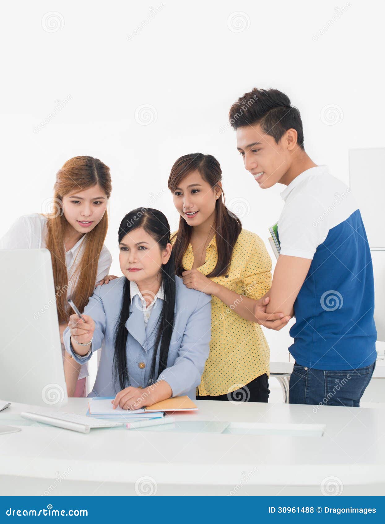 Group of students stock photo. Image of college, male - 30961488