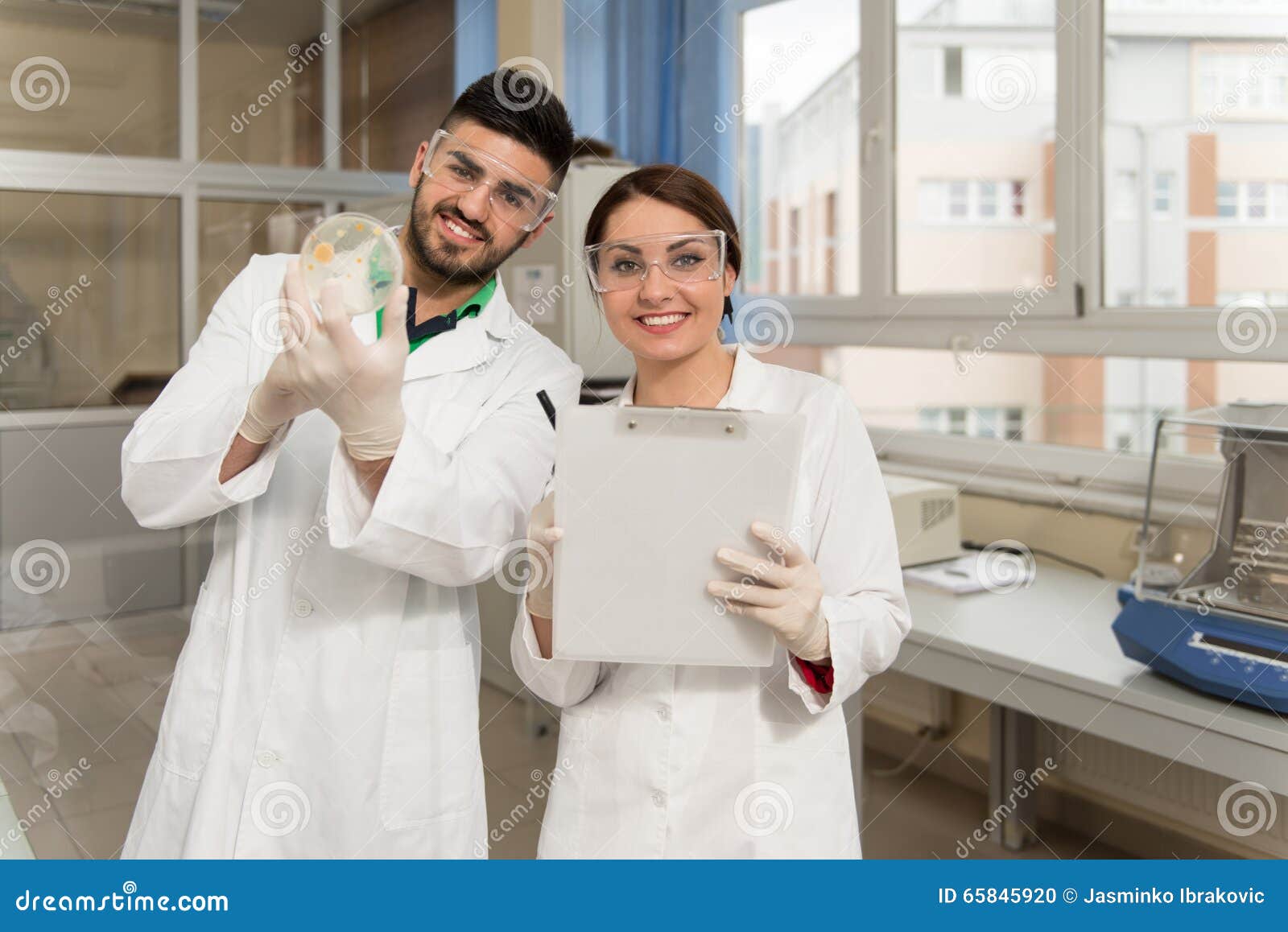 Group of Students Working at Laboratory Stock Photo - Image of biology ...