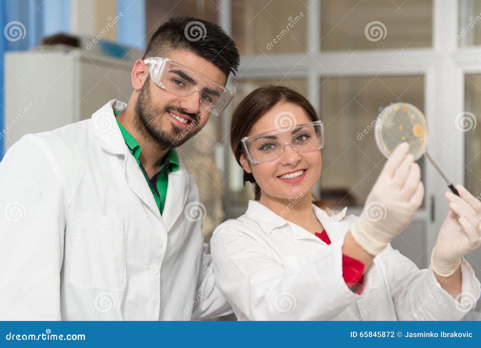 Group of Students Working at Laboratory Stock Photo - Image of arab ...