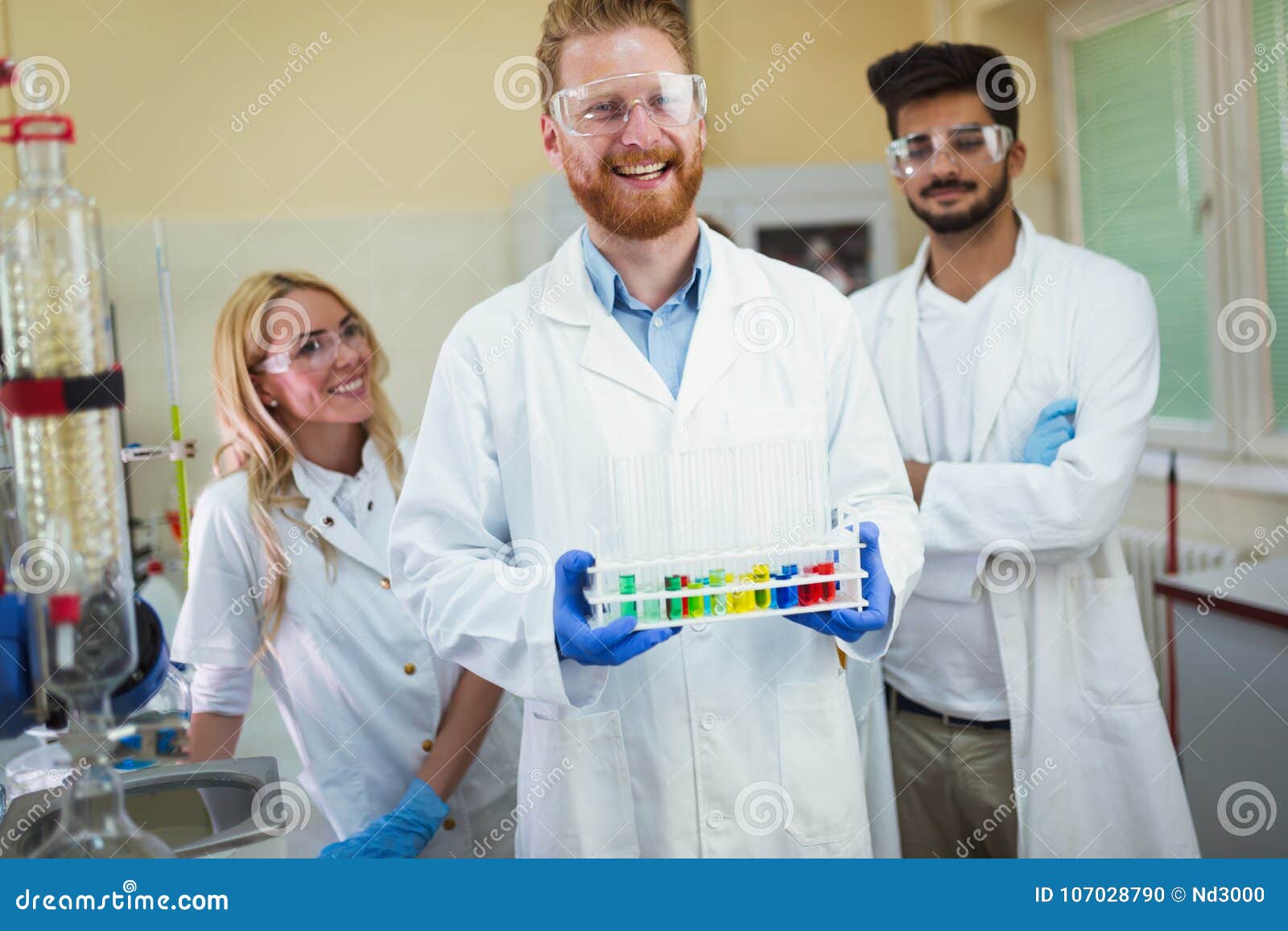 Group of Students Working at the Laboratory Stock Photo - Image of ...