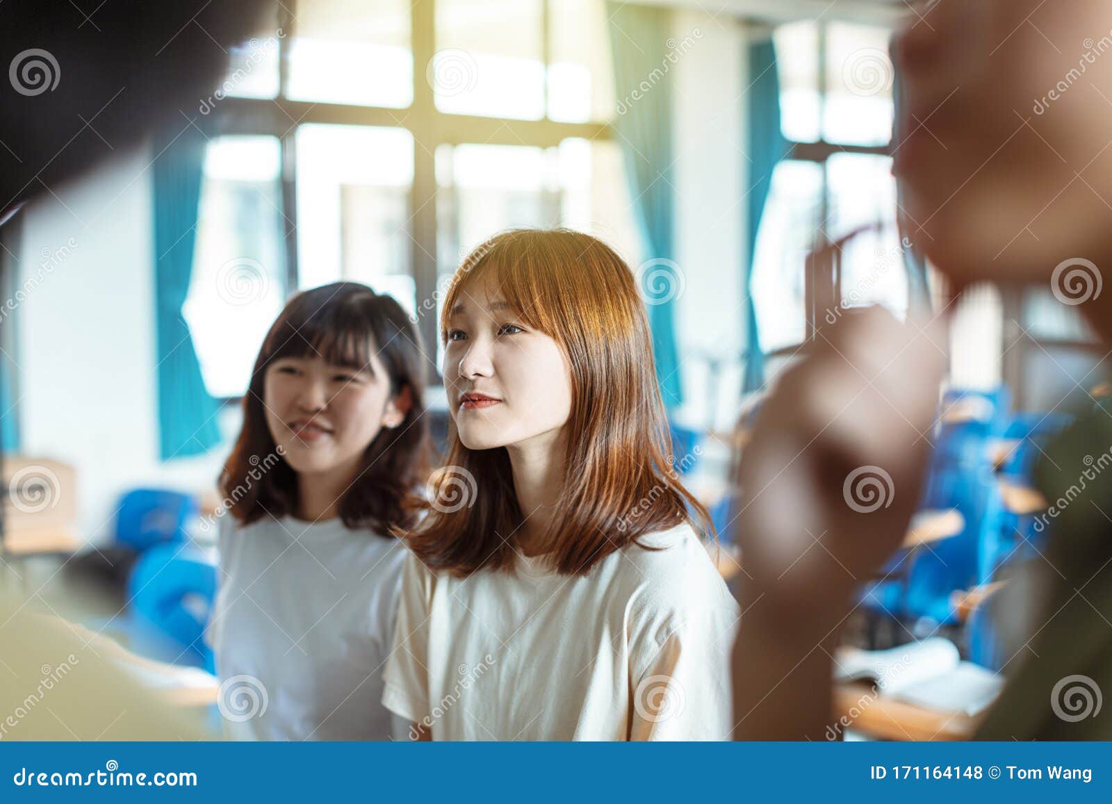 Group of Students Working on the Mathematical Problem in Classroom ...