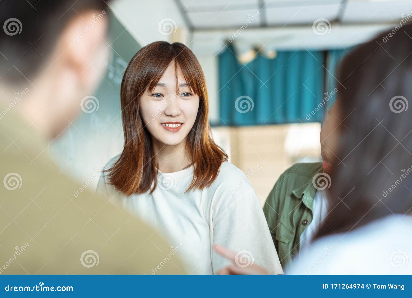 Group of Students Working on the Mathematical Problem in Classroom ...