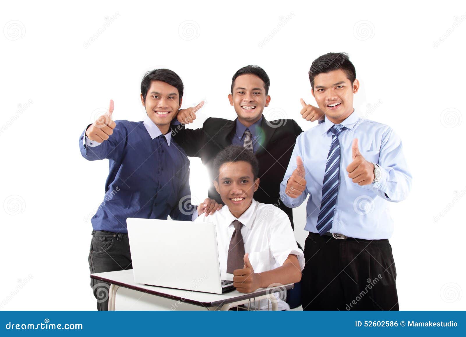 Group of Success Businessman in Work Stock Photo - Image of design ...