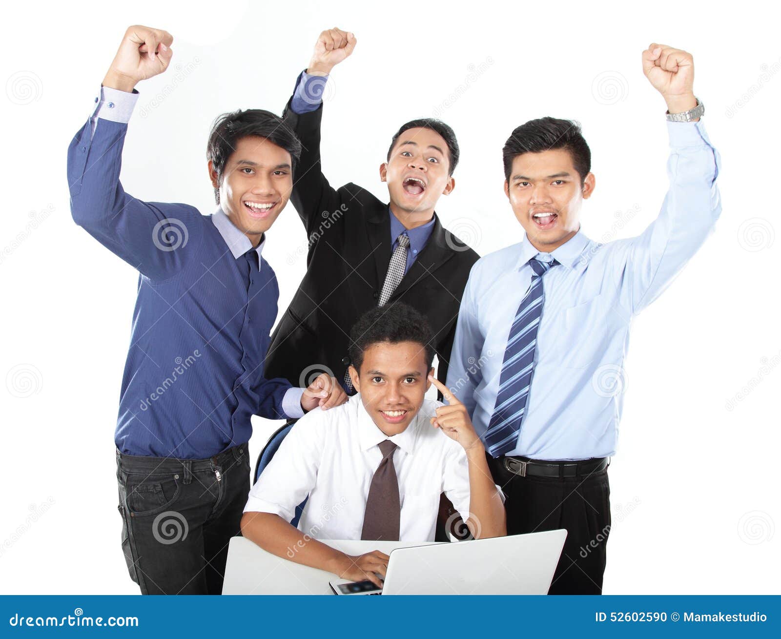 Group of Success Businessman in Work Stock Photo - Image of business ...