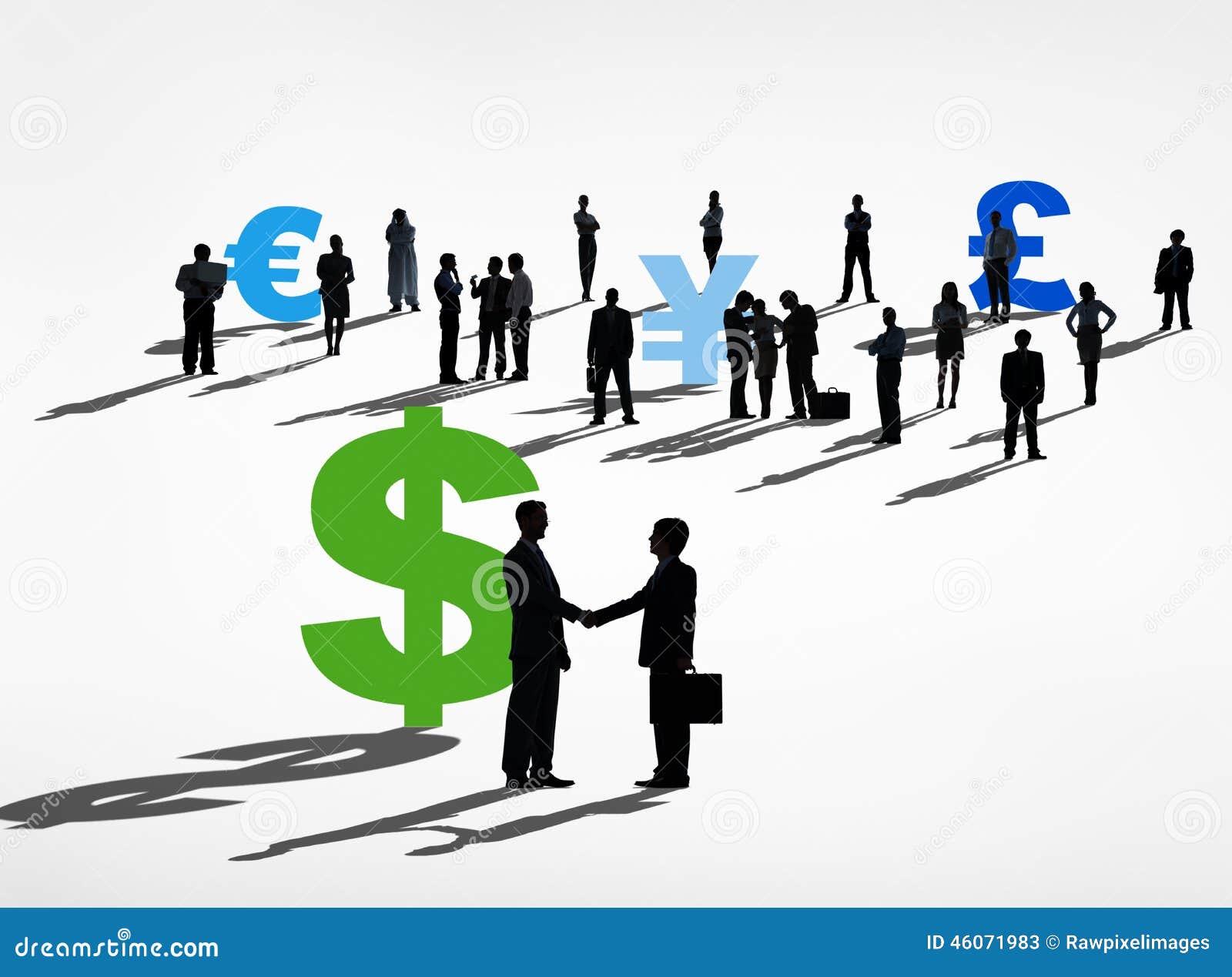 Group of Successful Business People Agreement Stock Illustration ...