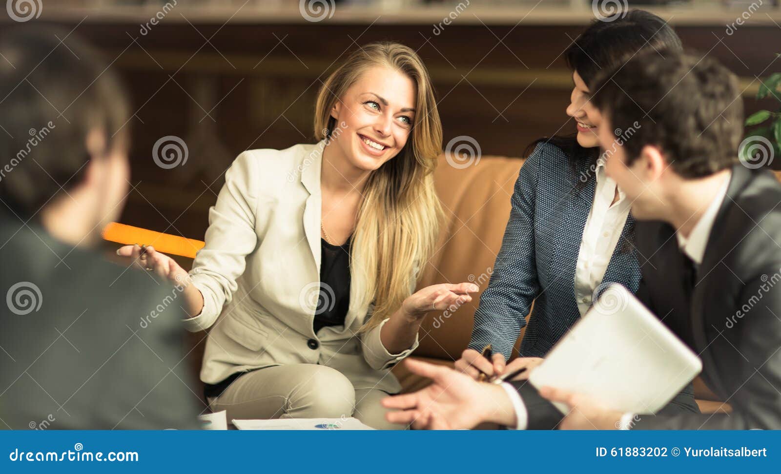 A Group of Successful Businessmen. Stock Photo - Image of male ...