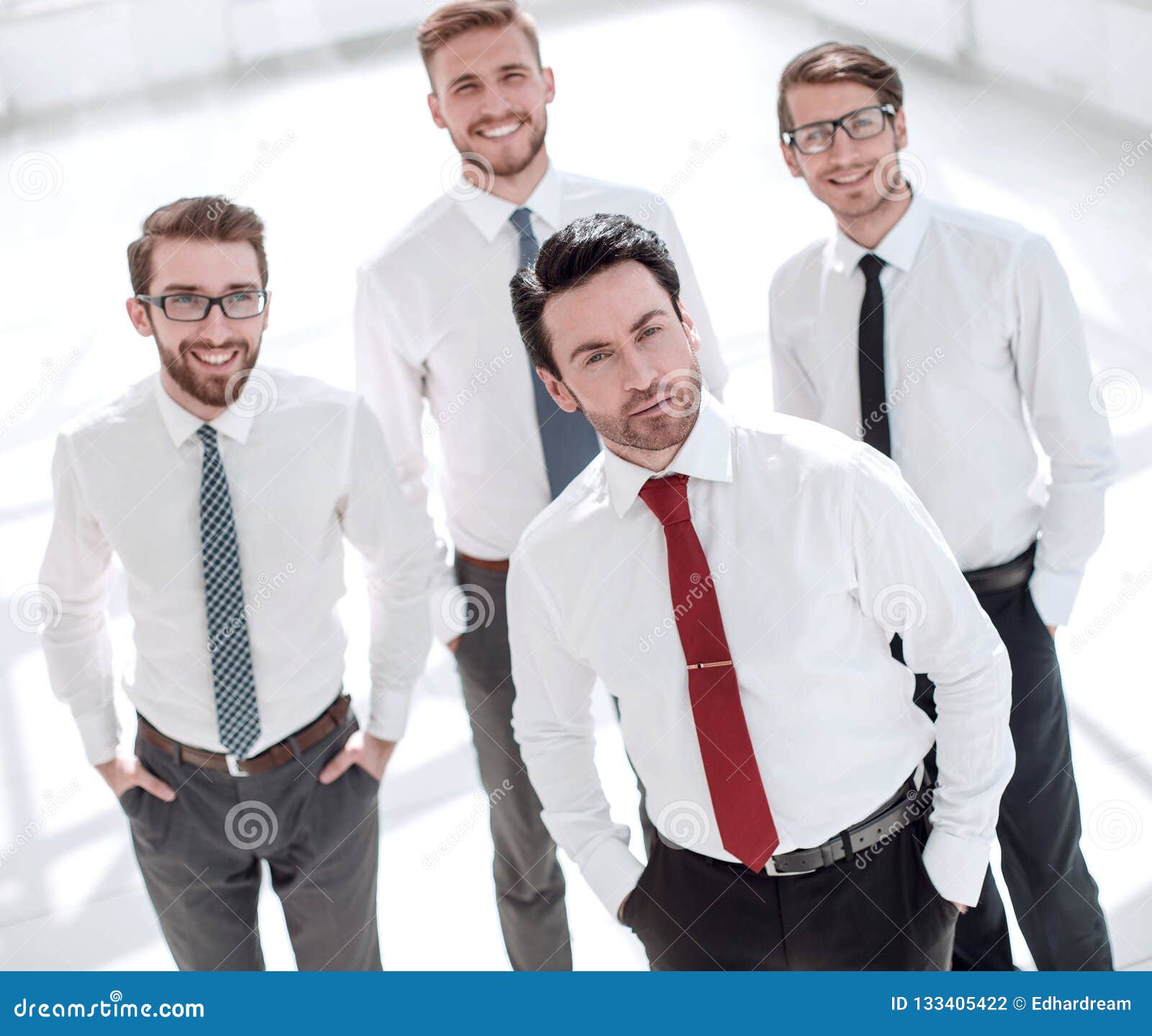 Group of Successful Employees Looking at the Camera Stock Photo - Image ...