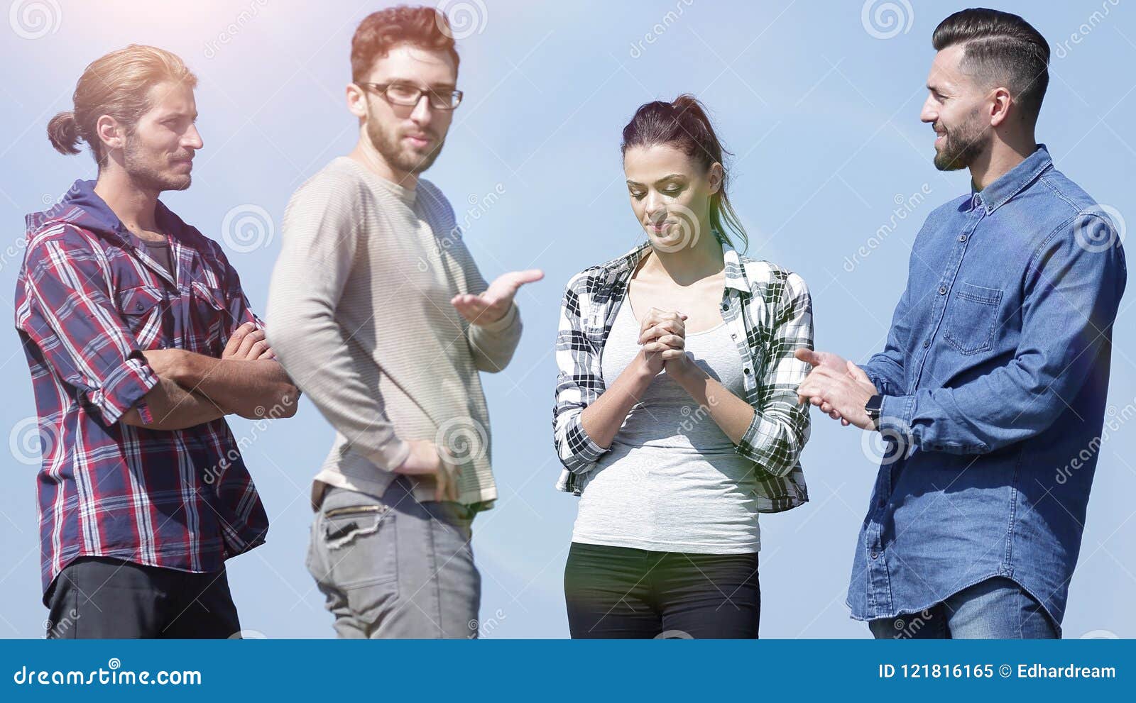 Group of Successful Students Communicating Together Stock Image - Image ...