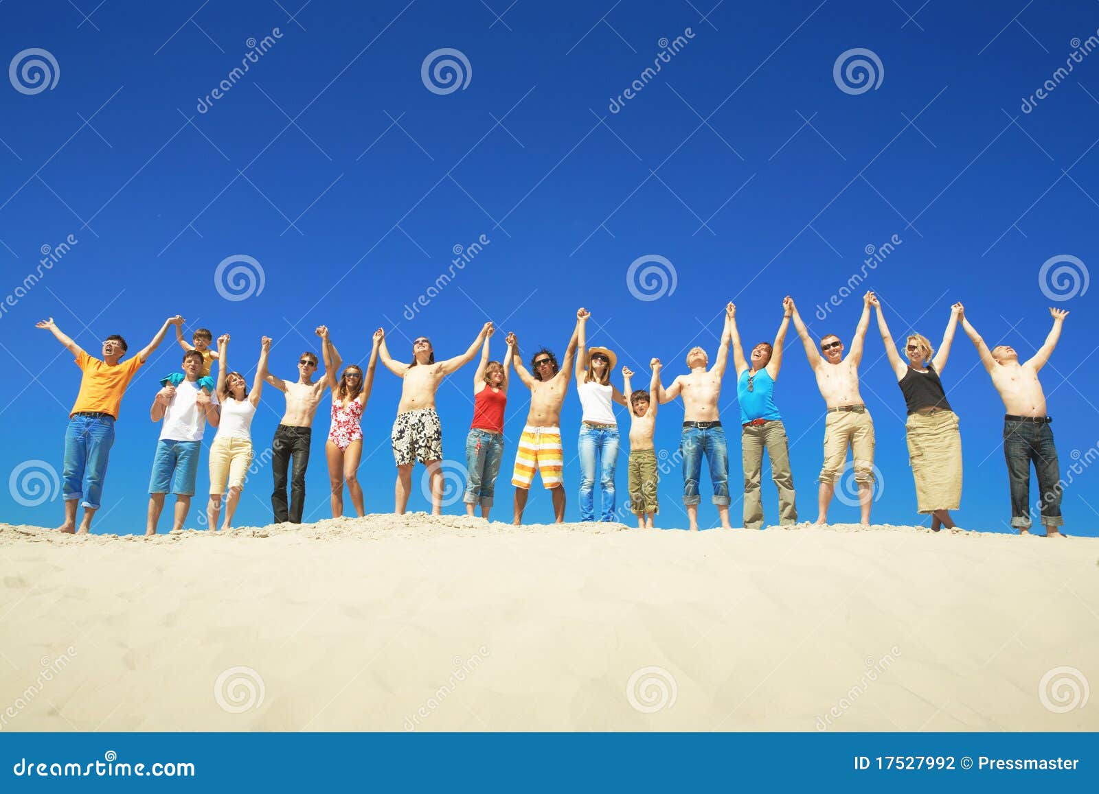 Group during summer stock photo. Image of happy, excited - 17527992