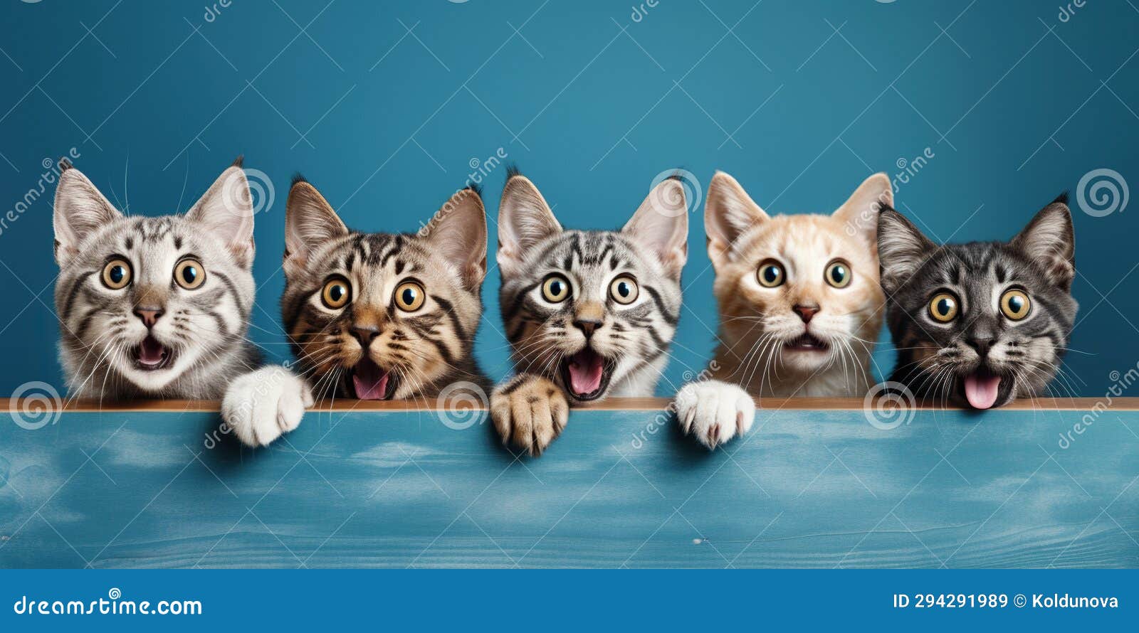 Surprised Cats With Startled Expressions Royalty-Free Stock Photography ...