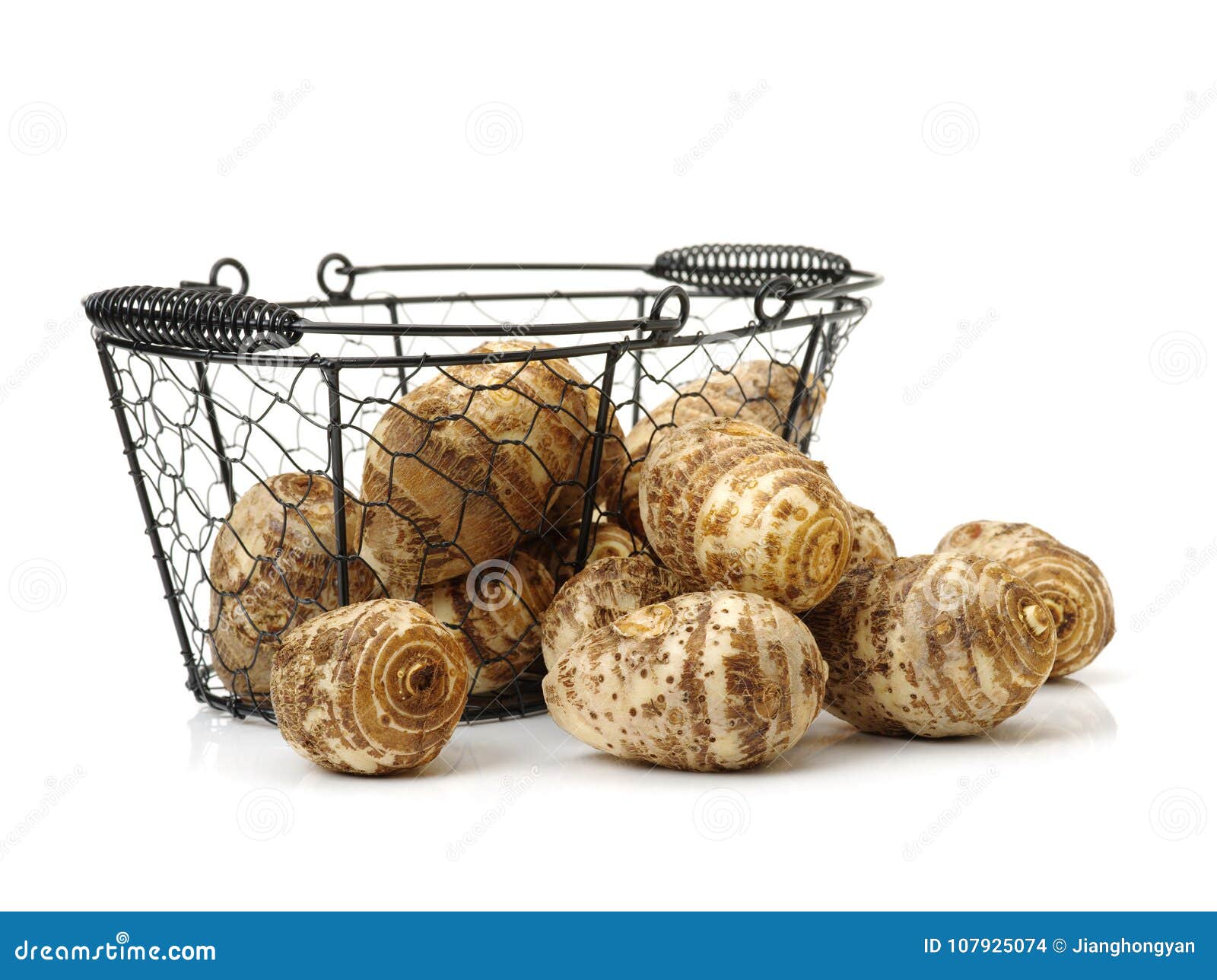 Group of Taro Root Potatoes Stock Photo - Image of white, food: 107925074