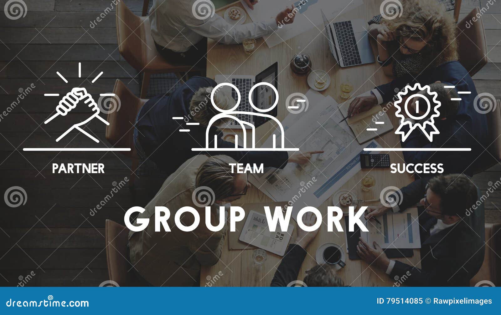 Group Team Work Organization Concept Stock Image - Image of business ...