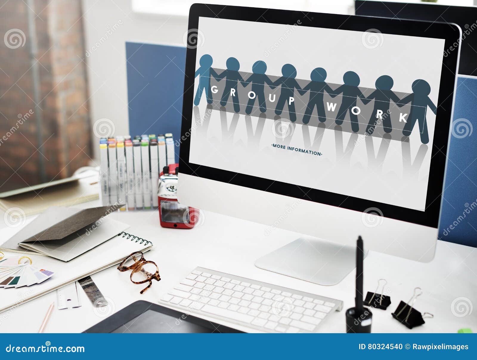 Group Team Work Organization Concept Stock Photo - Image of effective ...