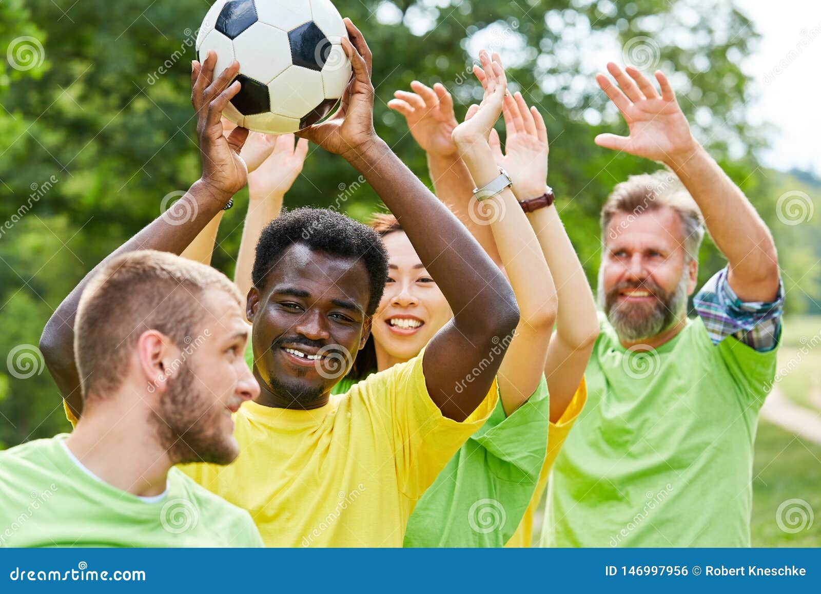 Group on a Teambuilding Workshop Stock Photo - Image of festival ...