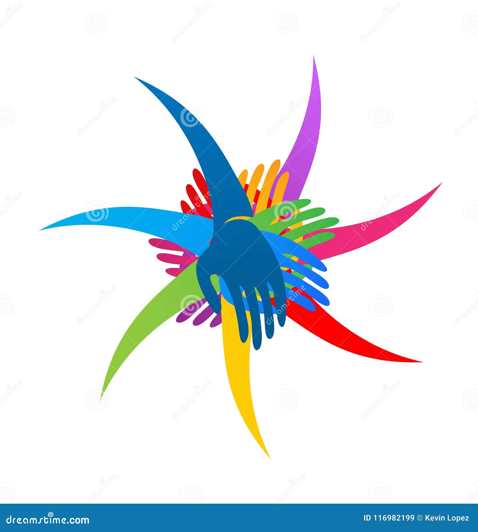 Group Teamwork Love and Unity, Vector Logo Stock Vector - Illustration ...