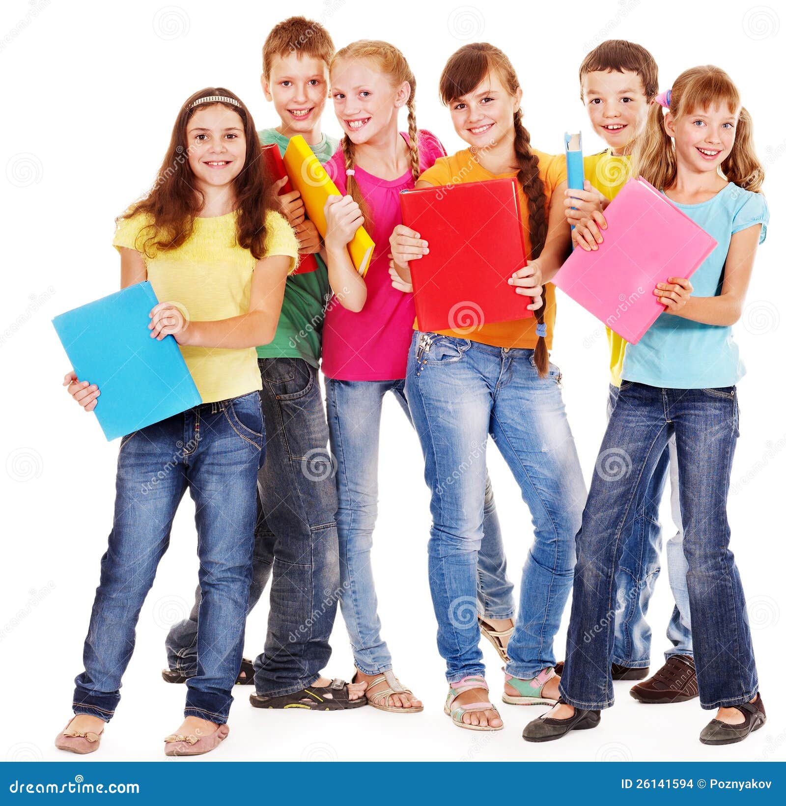 Group of teen people. stock photo. Image of education - 26141594