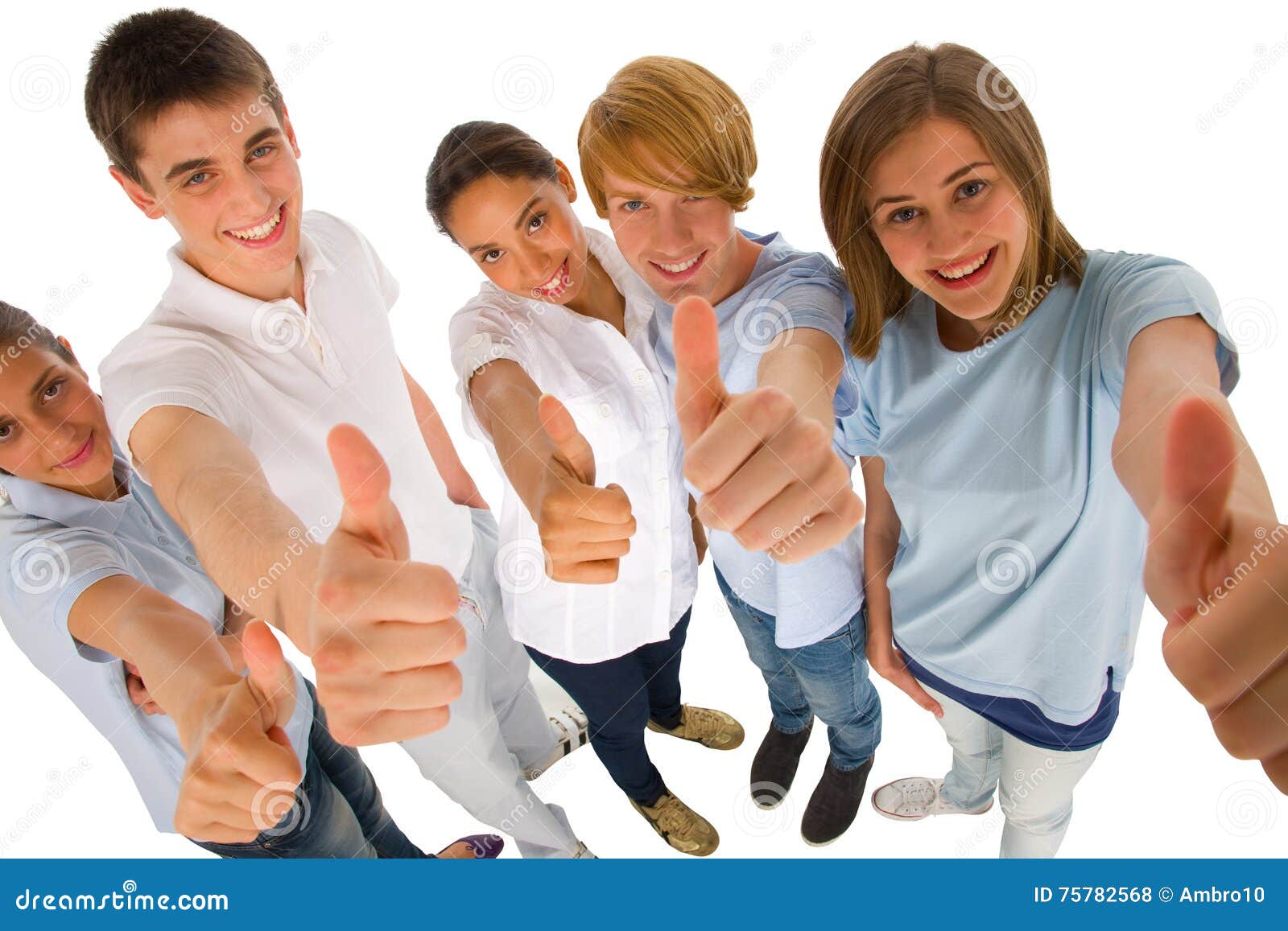 695 Group Teenagers Thumbs Up Photos - Free & Royalty-Free Stock Photos ...