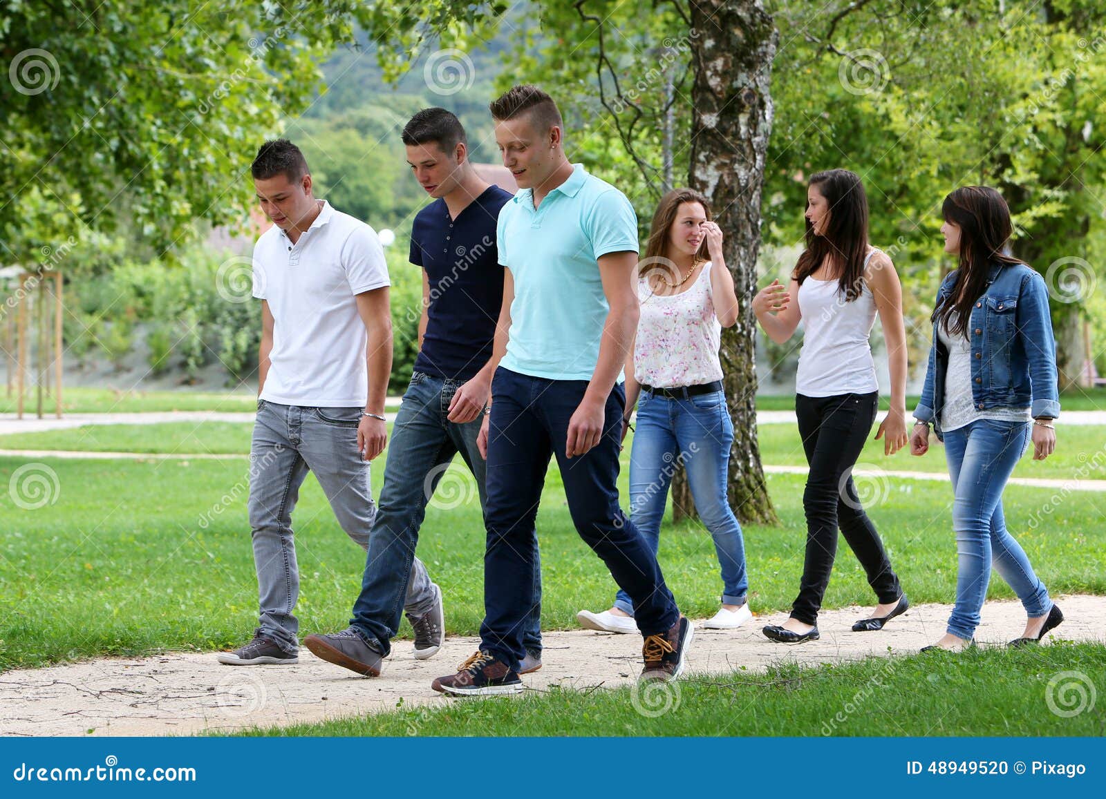 Group Of Teenagers Stock Photo - Image: 48949520