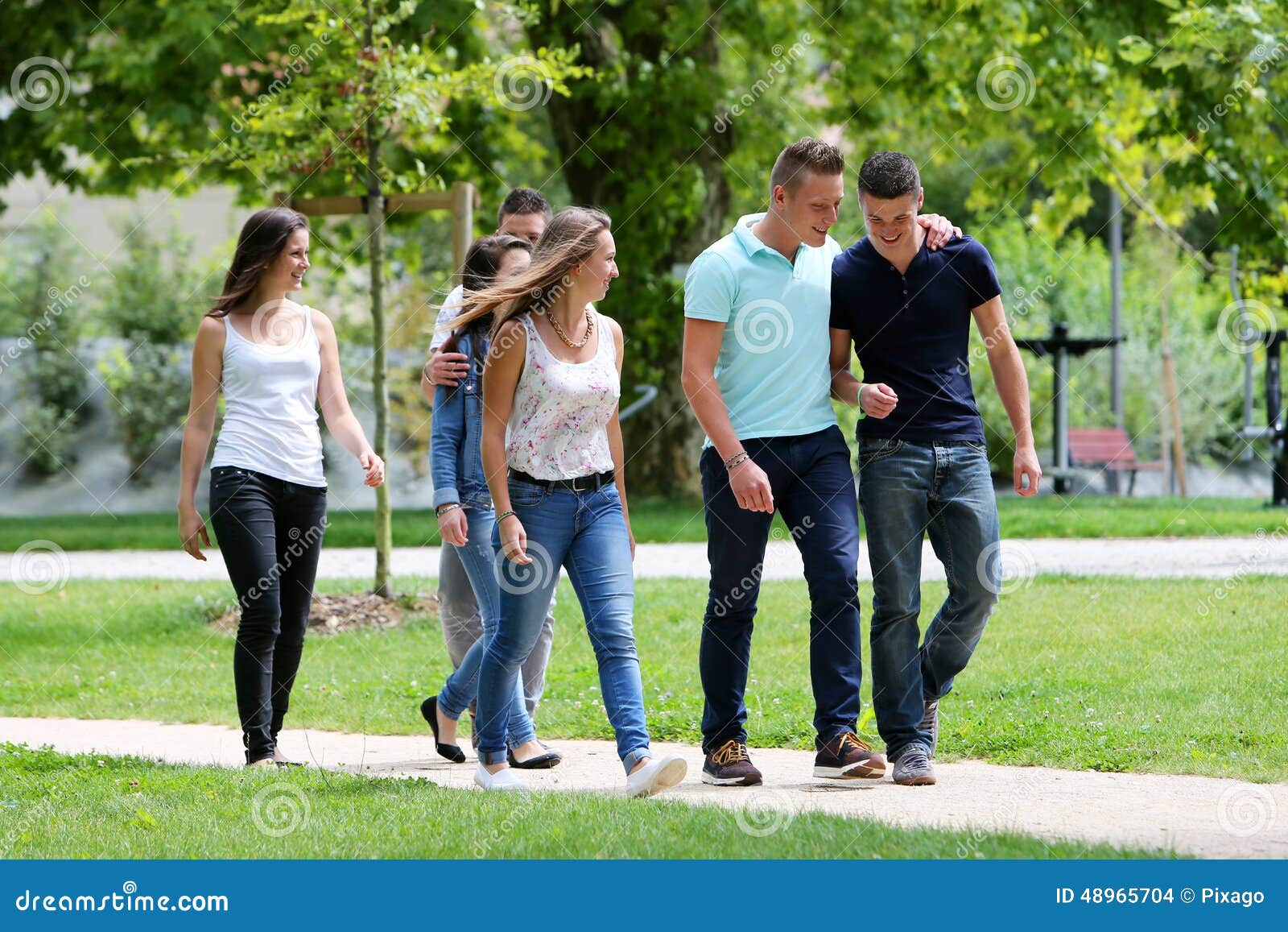 Group Of Teenagers Stock Photo - Image: 48965704