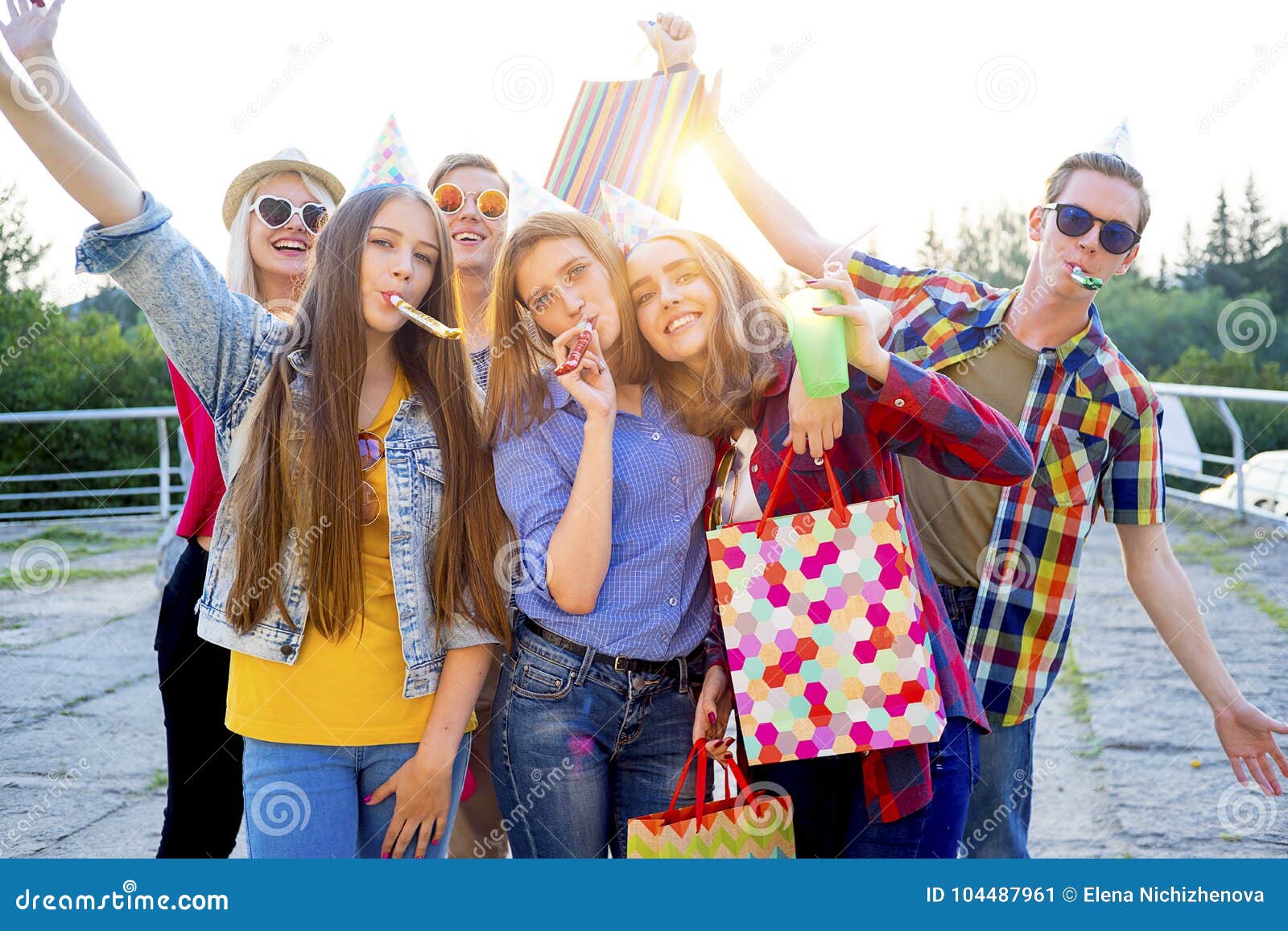 Teens having a party stock image. Image of students - 104487961