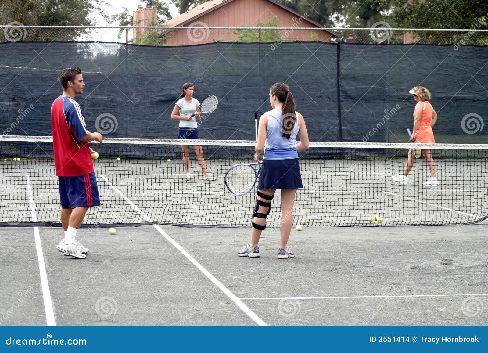 Group of tennis players stock photo. Image of tennis, brace - 3551414