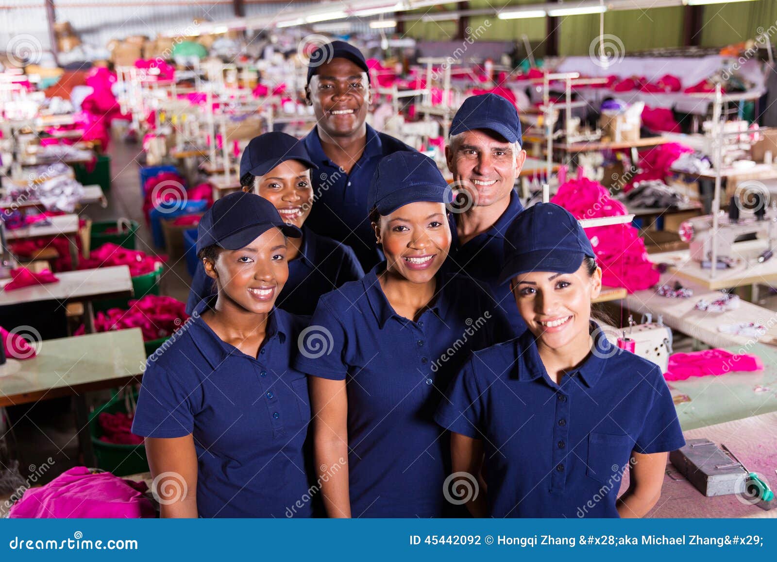 Group textile workers stock photo. Image of factory, clothing - 45442092
