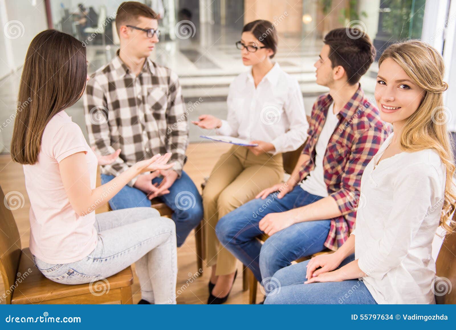 Group therapy stock photo. Image of guidance, mental - 55797634
