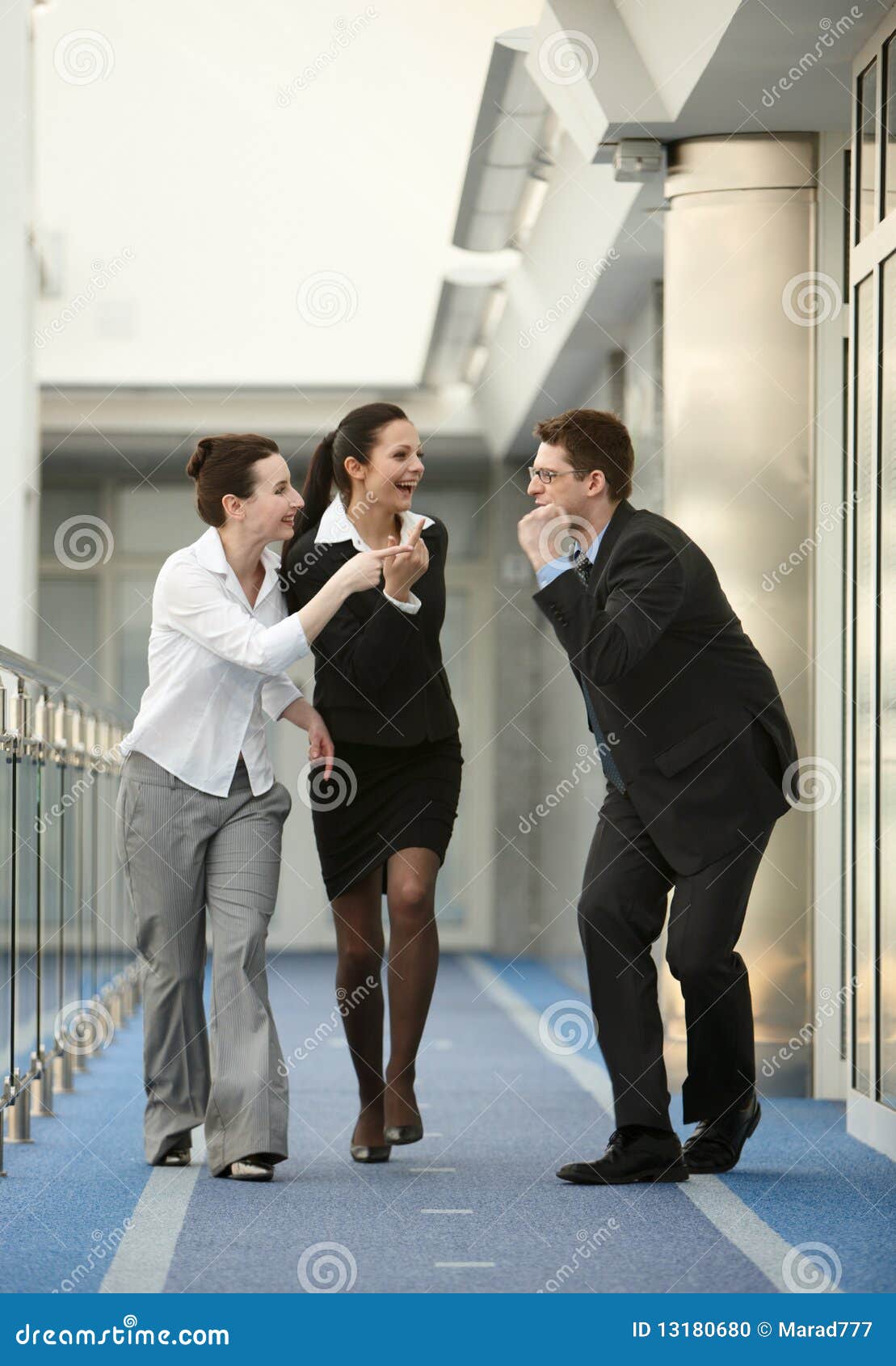 Group of Three Persons Success Office Stock Photo - Image of ...