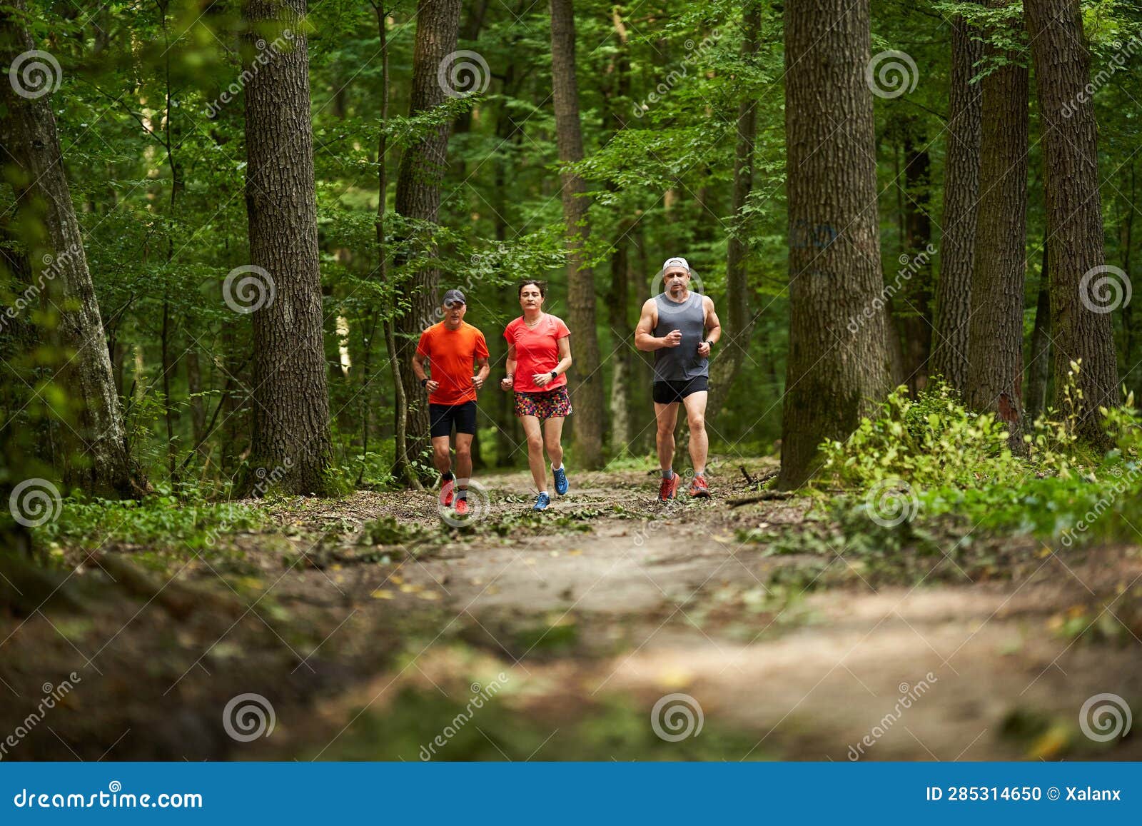 Group of people running stock photo. Image of girl, training - 285314650