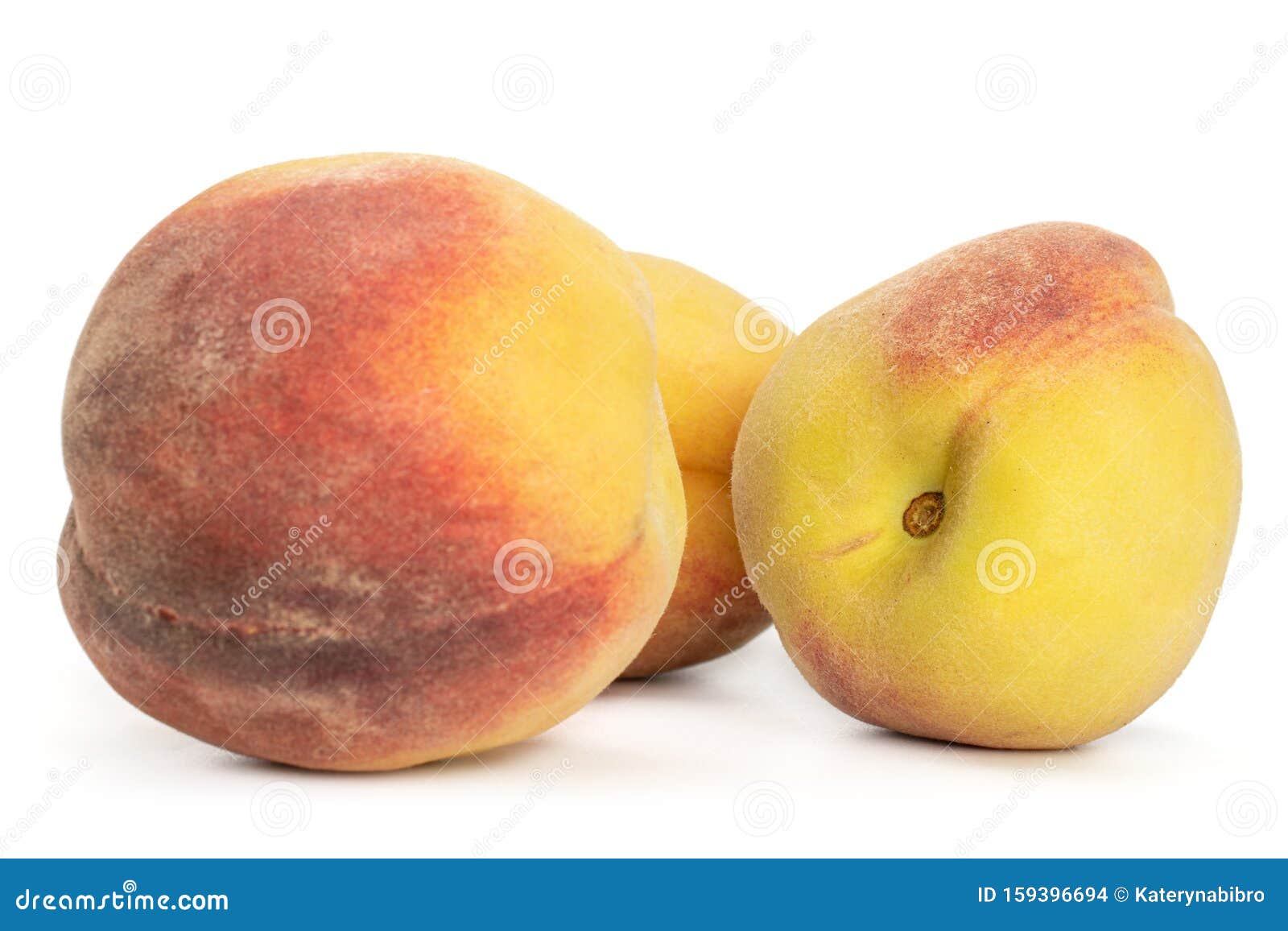 Fresh Fuzzy Peach Isolated on White Stock Photo - Image of dessert ...