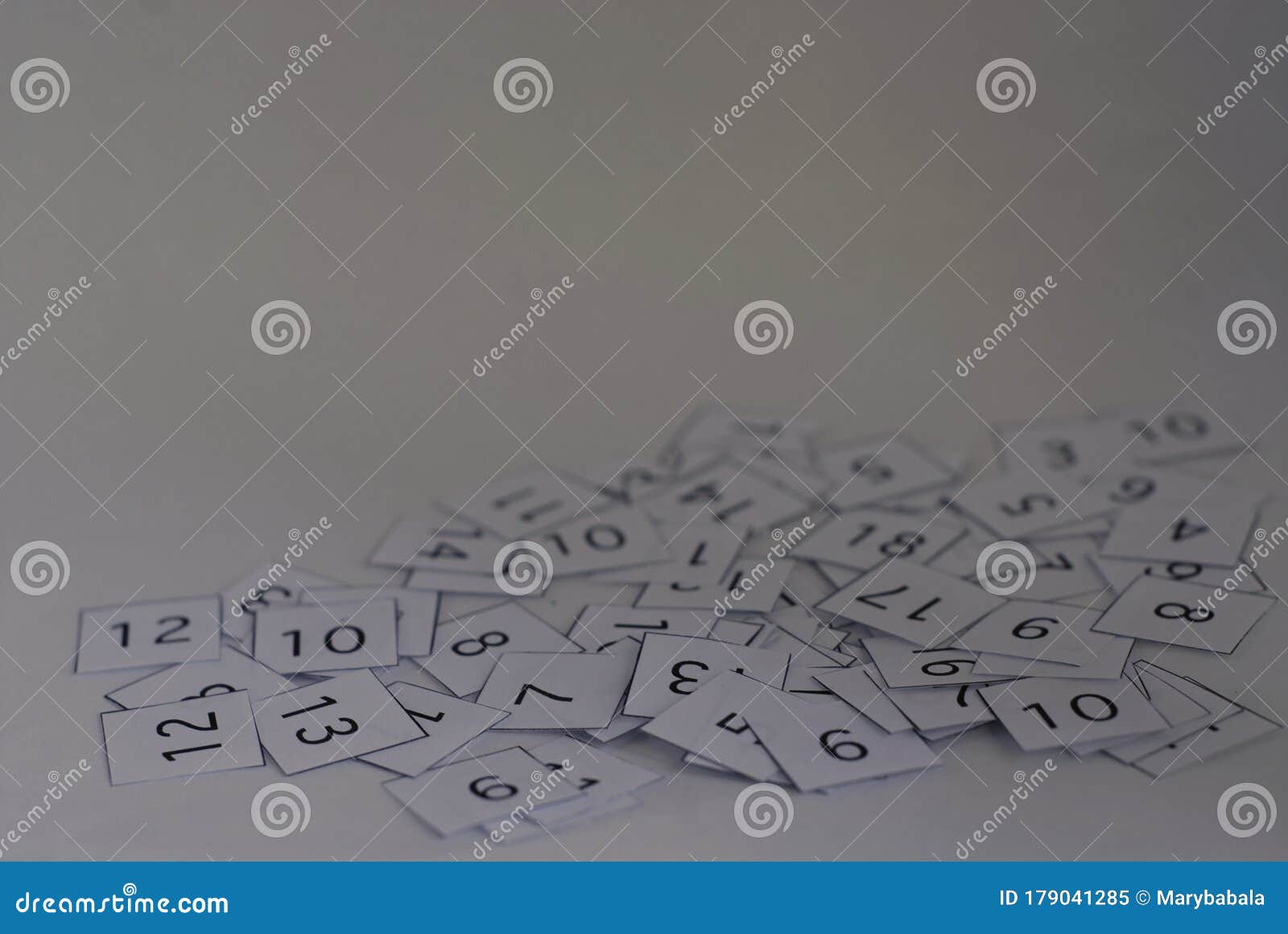 Group of tiles of numbers, stock image. Image of school - 179041285
