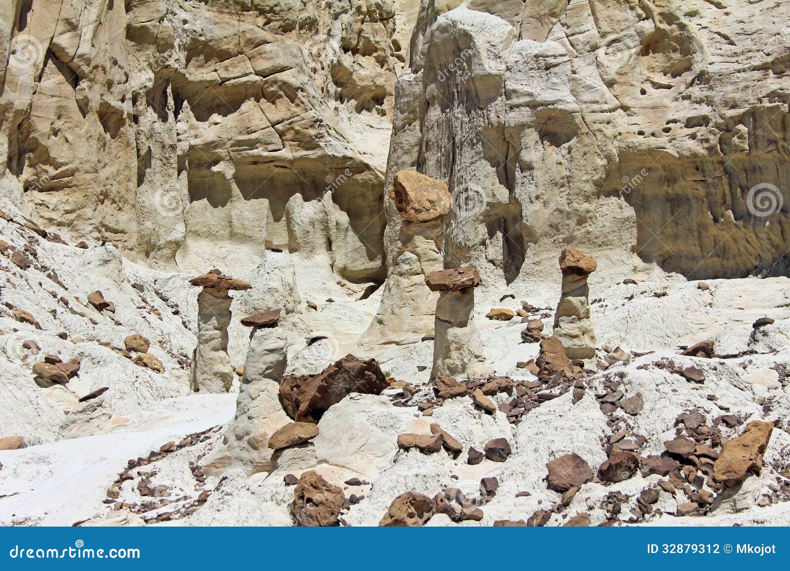 Group of toadstools stock photo. Image of erosion, stones - 32879312